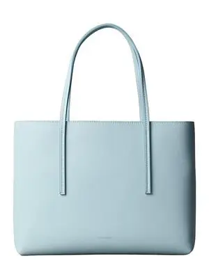 Calvin Klein Foil Logo Tote Bag With Pouch Palest Blue