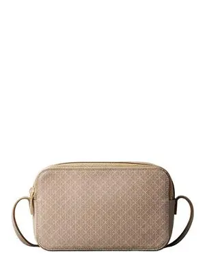 Calvin Klein Allover Emblem Logo Camera Bag - Desert Taupe Aop