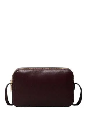 Calvin Klein Allover Emblem Logo Camera Bag - Monogram Fudge