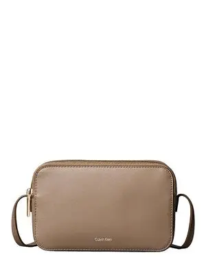 Calvin Klein Foil Logo Camera Bag Desert Taupe