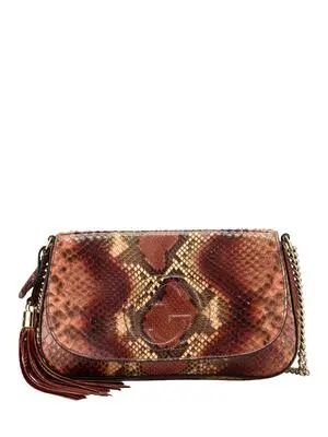 Gucci Python Soho Chain Flap Crossbody - Multi