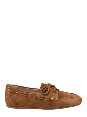 STUART WEITZMAN Tinsley Moccasin Loafers - Brown