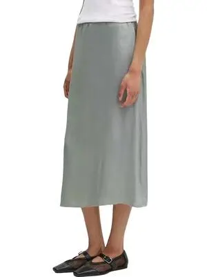 Marc O'polo Slip Midi Skirt - Green