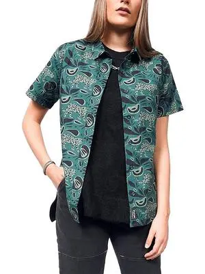 WILDFANG Essential Button-up Shirt - Wander Forest Multi