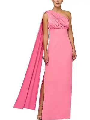 KAY UNGER Alessandra Column Gown - Pink