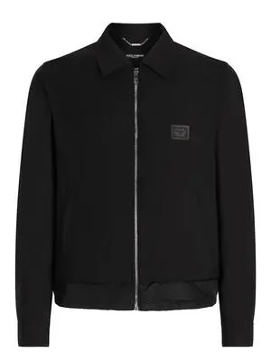 Dolce & Gabbana Wool Canvas Jacket - Black