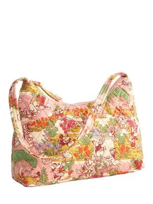 VERA BRADLEY Disney Mickey's Promenade Post Shoulder Bag - Pink/green
