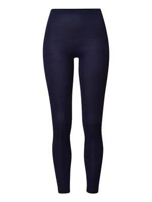 Hanro Woolen Silk Leggings - Navy