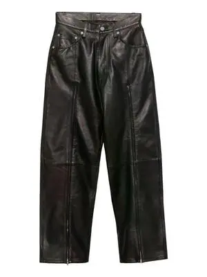 YOKE Leather Trousers