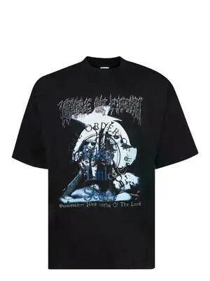 Vetements Graphic-print T-shirt - Black