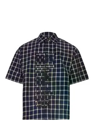 Rhude Checked-pattern Shirt - Blue