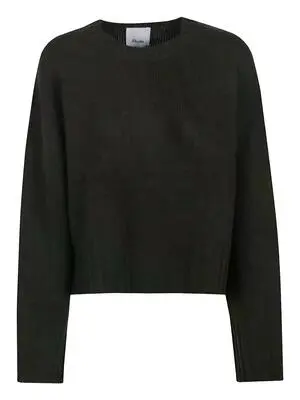 ALLUDE Crew-neck Sweater - Black