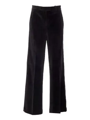 CIRCOLO 1901 Velvet Trousers - Black
