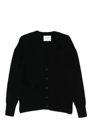 LISA YANG Button-front Cashmere Cardigan - Black