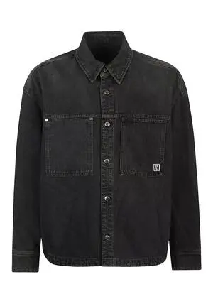 WOOYOUNGMI Pocket Long-sleeve Shirt - Black