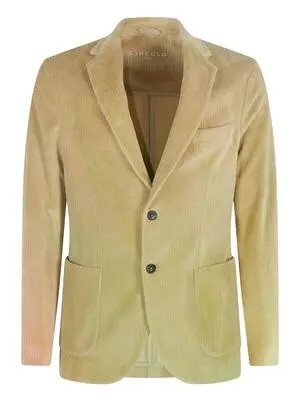 CIRCOLO 1901 Corduroy Cotton Blazer - Neutrals