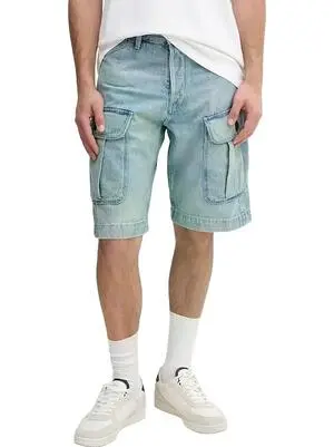 G-star Raw Cargo-pocket Denim Shorts - Blue