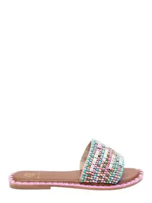 DE SIENA Bead Embellished Sandals