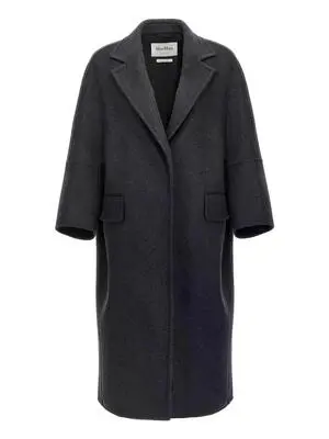Max Mara Flap-pockets Coat - Grey