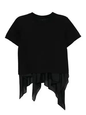 Sacai Layered Top - Black