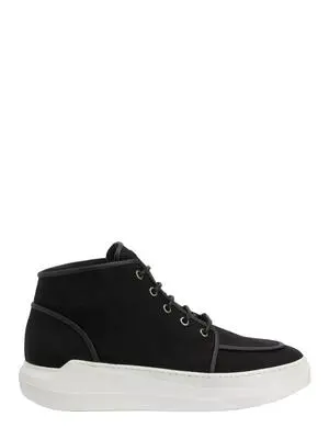 GIUSEPPE ZANOTTI Lace-up High-top Sneakers - Black