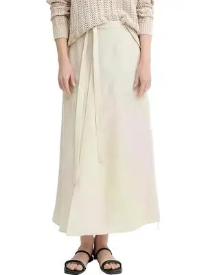 Marc O'polo Tie-fastening Midi Skirt - Neutrals