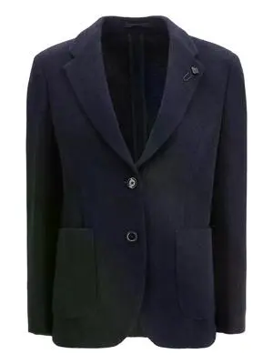 LARDINI Single-breasted Blazer - Blue