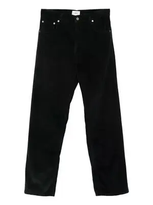 HAIKURE Corduroy Cotton Trousers - Black