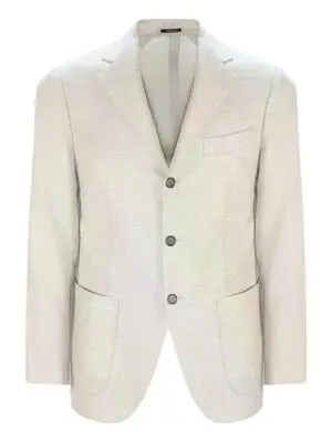 SARTORIO NAPOLI Herringbone Single-breasted Blazer - Neutrals