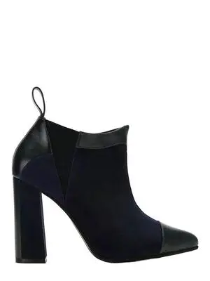 STUDIO CHOFAKIAN Panelled Suede Boots - Blue