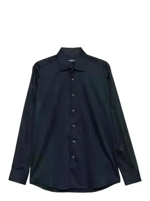 Karl Lagerfeld Long-sleeve Button-down Shirt - Blue