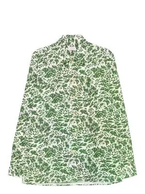 FURSAC Leaf-print Shirt - Green