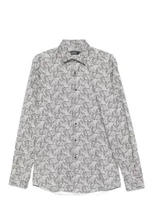 Karl Lagerfeld Floral-print Shirt Grey