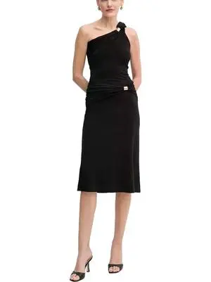 Herve Leger Valentina Midi Skirt - Black
