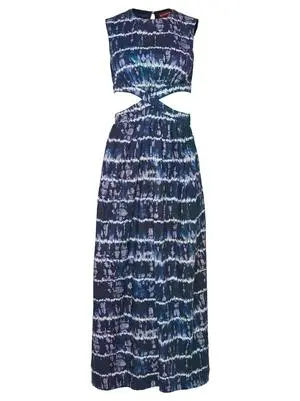 Altuzarra Ashima Tie-dye Maxi Dress - Blue