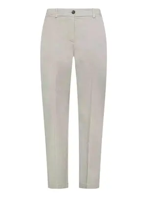 Seventy Elastic-waistband Trousers - White