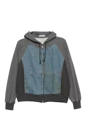 UNDERCOVERISM Patchwork Zip-up Jacket - Blue