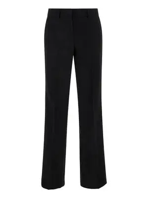 F.IT Front-pockets Trousers - Black