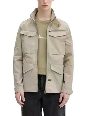 G-star Raw Zip-fastening Flap-pocket Jacket - Neutrals