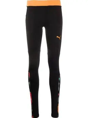 PUMA Contrast Waistband Leggings - Black