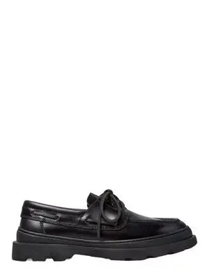 Camper Brutus Leather Lace-up Loafers - Black