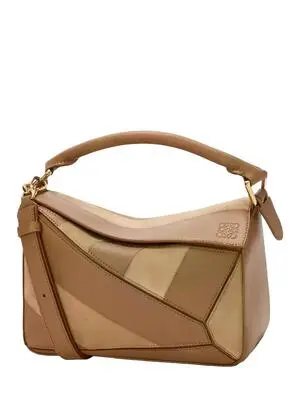 Loewe Small Puzzle Tote Bag - Brown
