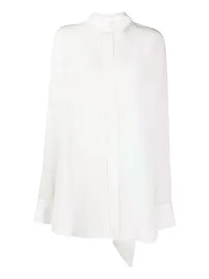 Balenciaga Tuxedo Scarf Shirt - White
