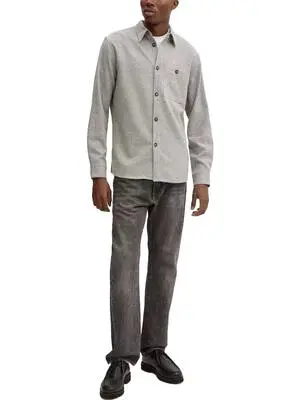 BRUUNS BAZAAR Button-fastening Pocket Shirt - Grey