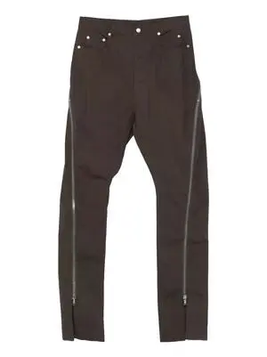 Rick Owens Zip-detailing Trousers - Grey