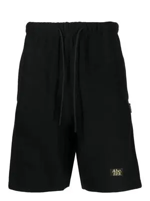ADVISORY BOARD CRYSTALS Drawstring Sweat-shorts - Black
