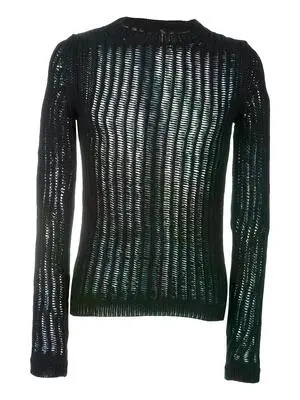 Rick Owens Crew Neck Jumper - Black