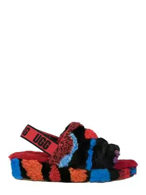 UGG Fluff Yeah Slides - Red