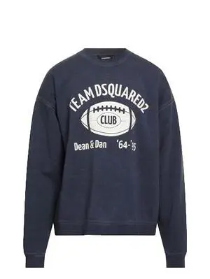 Dsquared2 Cotton Fleece Sweatshirt - Blue