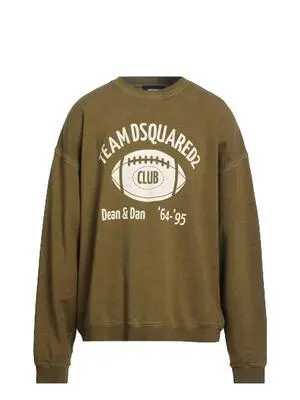 Dsquared2 Cotton Fleece Sweatshirt - Green